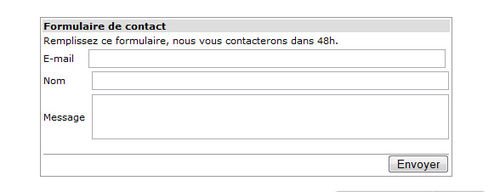 Formulaire de contact - EditArea FR